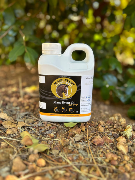 Mane Event Oil for Dogs 1L – Mane Event Equestrian Supplies
