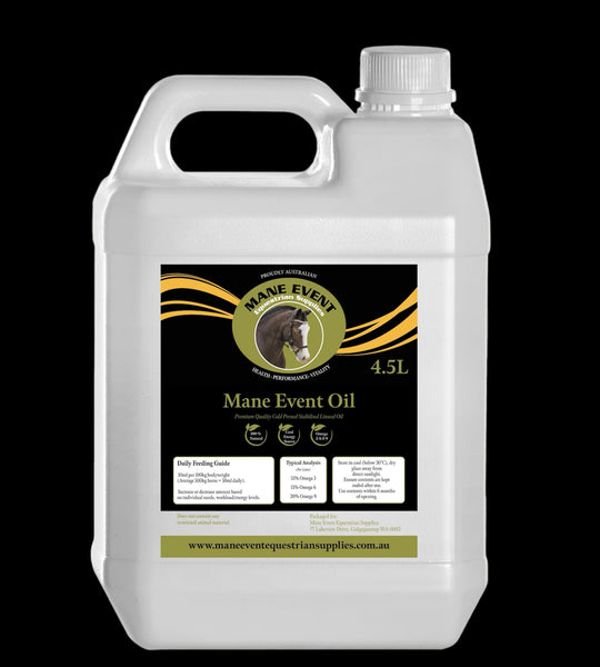 Mane Event Oil 4.5L – Mane Event Equestrian Supplies