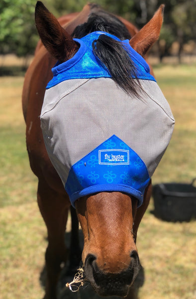 Fly Buster Standard Fly Mask - Buster Bug – Mane Event Equestrian Supplies