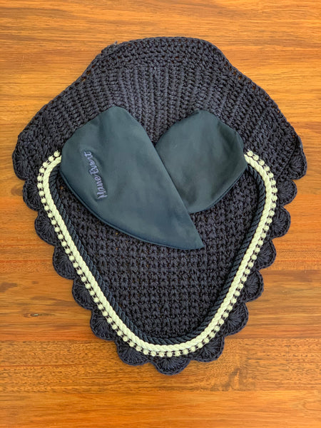 Navy Mane Event Ear Bonnet – Mane Event Equestrian Supplies